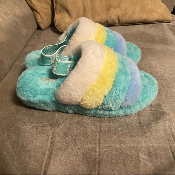 UGG | Shoes | Ugg Slippers Blue | Poshmark